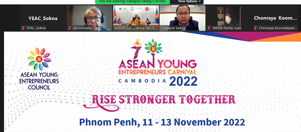YEAC | Mr. Seang Sopanha, President of YEAC and Chairman of the ASEAN ...